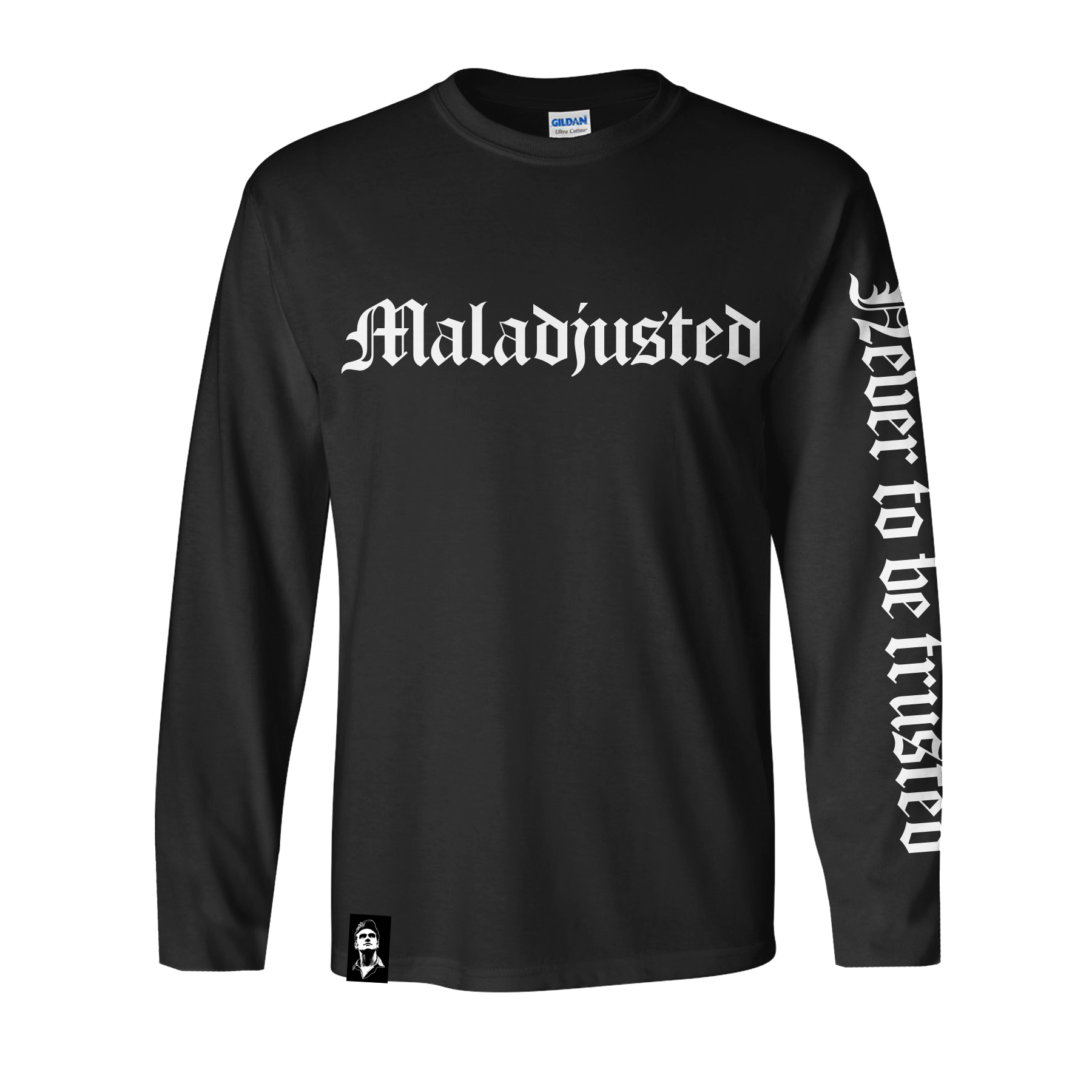 Maladjusted Long Sleeve T-Shirt Black | MPORIUM