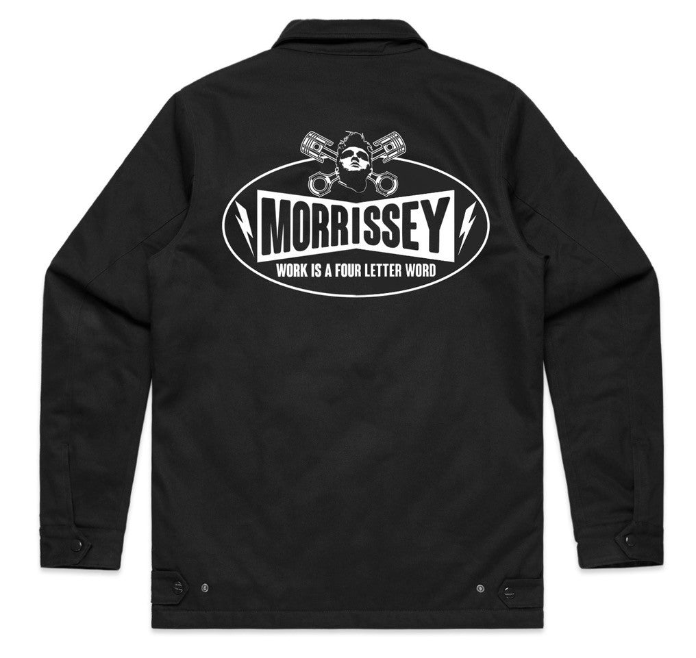 BLACK FOUR LETTER WORD WORK JACKET | Outerwear | MPORIUM